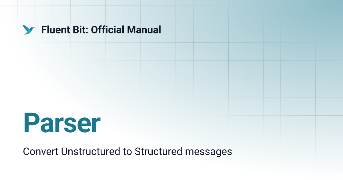 Parser Fluent Bit Official Manual