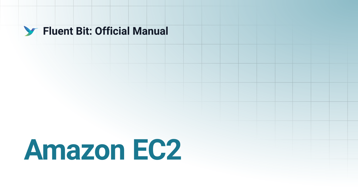 Amazon EC2 | Fluent Bit: Official Manual Amazon EC2 | Fluent Bit: Official Manual