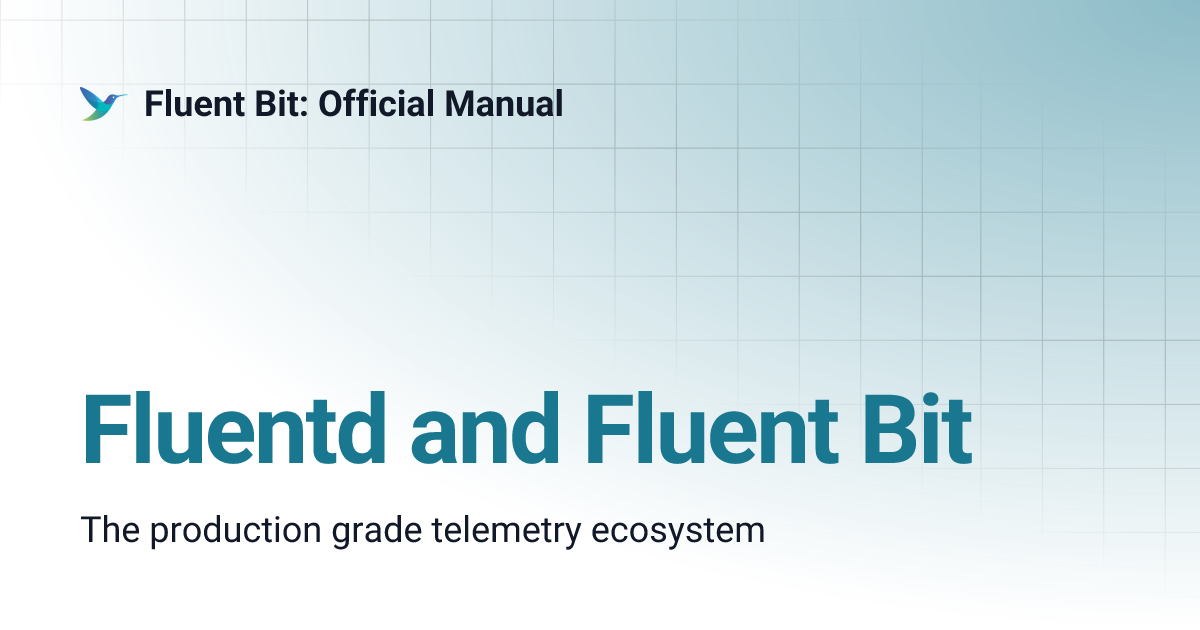 Fluentd and Fluent Bit | 4.1 | Fluent Bit: Official Manual